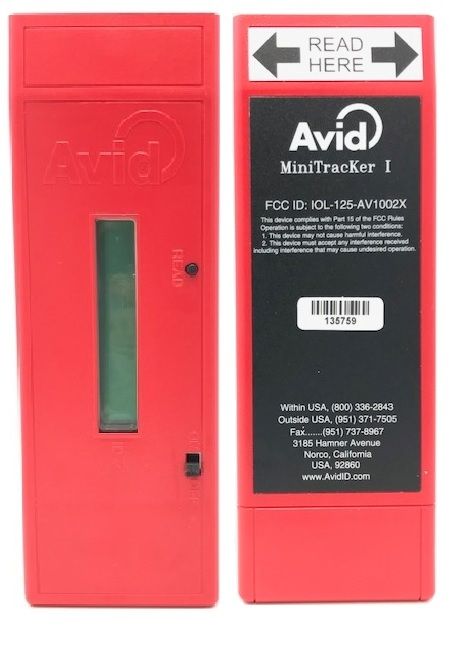 Avid MiniTracker1 Scanner. | All Veterinary Supply