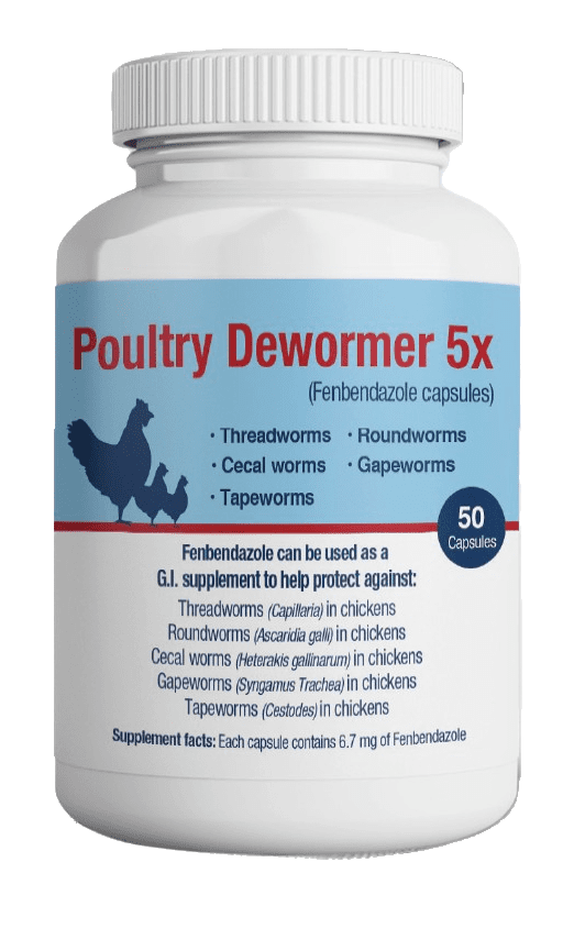 Poultry DeWormer 5x, 50ct. | All Veterinary Supply