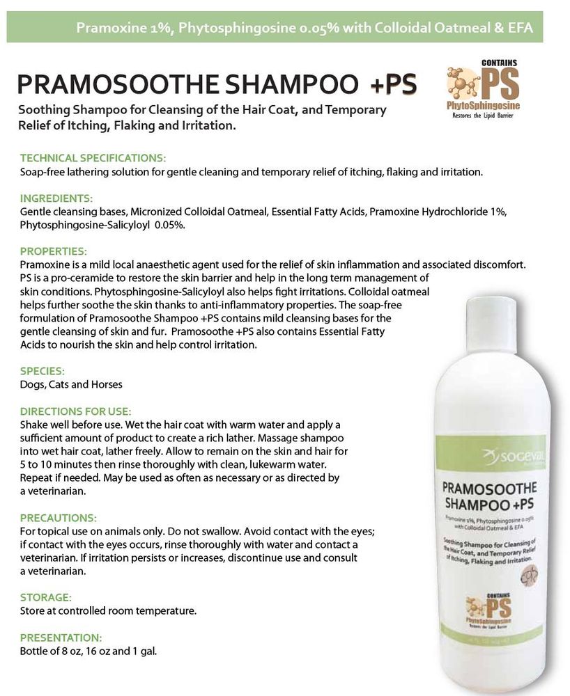 Pramosoothe Shampoo + PS. | All Veterinary Supply