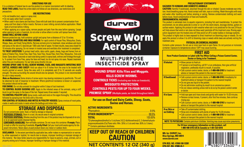 Screw Worm Aerosol 12oz