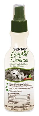 Sentry Natural Defense Flea & Tick Spray. | All Veterinary Supply