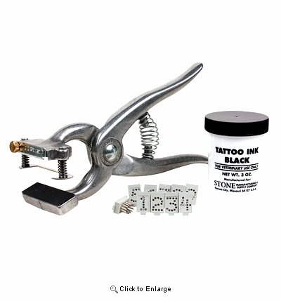 Standard 3/8" Tattoo Outfit # 2515. | All Veterinary Supply