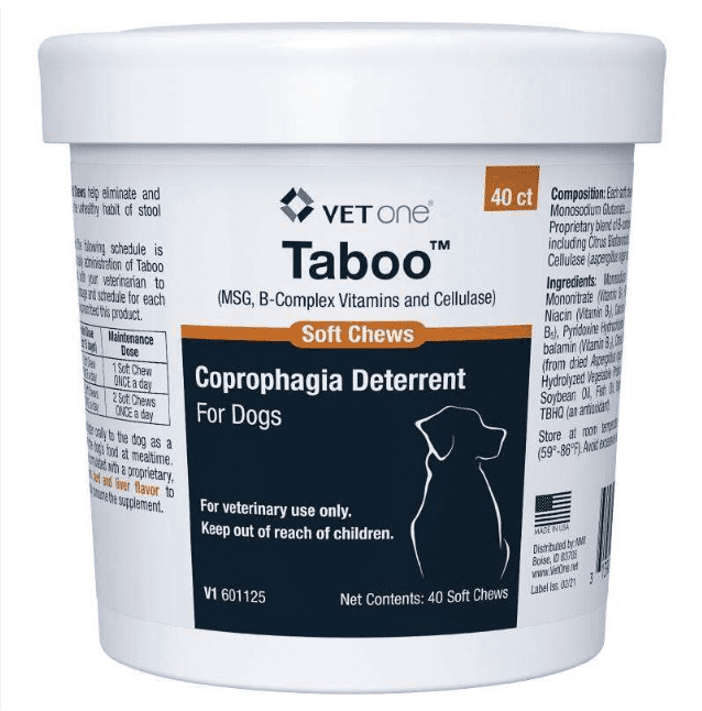 Taboo Coprophagia Deterrent Soft Chews for Dogs. | All Veterinary Supply