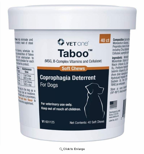Taboo Coprophagia Deterrent Soft Chews for Dogs. | All Veterinary Supply