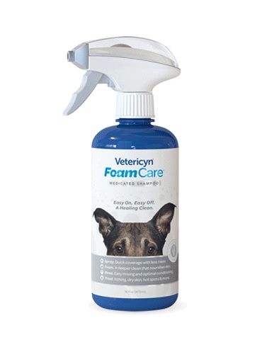 Vetericyn FoamCare Medicated Shampoo for Dogs. | All Veterinary Supply