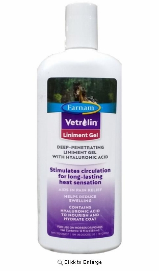 Vetrolin Liniment Gel 12oz. | All Veterinary Supply