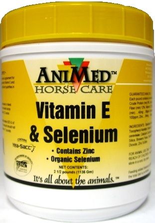 Vitamin E and Selenium Powder from Animed. | All Veterinary Supply