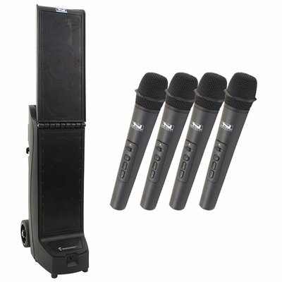 Anchor Audio BIGFOOT-SYSTEM-X4 Virtual System PA + Microphone Package
