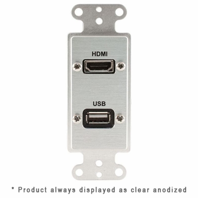 Covid Cables Decora, HDMI Pigtail, USB AA Pigtail, White D1219P-W