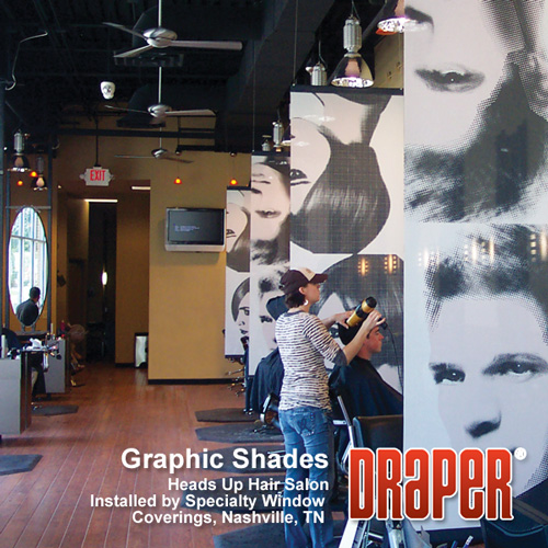 Custom Company Graphic/Logo Shade Projection Screen