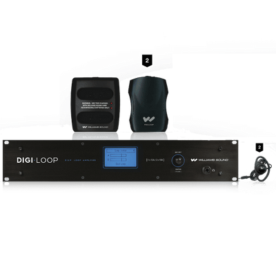 Digi-Loop Large Area, Dual Channel Hearing Loop Dante System - DL210 ...