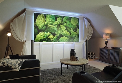 Elite Screens Aeon Ambient Light Rejection Screen, 84" w/ Backlight Kit