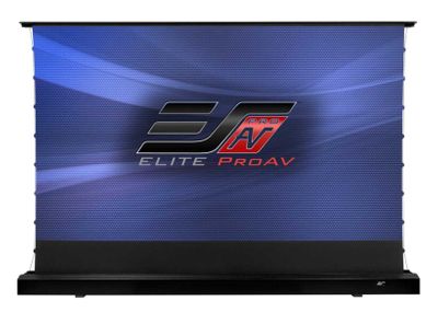 Elite Screens Presenter Pro Riser Matte White Tab-Tensioned Electric ...