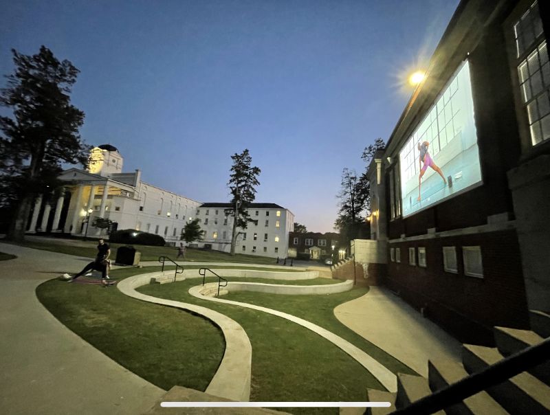 Permanently Installed Motorized Projection Screen - TITAN-340