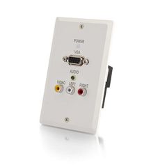 Single Gang Pass Thru Wall Plates from Focused Technology