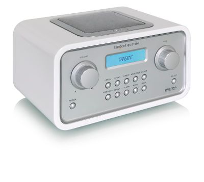 Tangent Quattro Internet Radio Player High Gloss White - Demo Unit