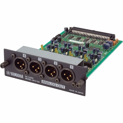 Yamaha 4-Channel line-level analog output card; 4 XLR connectors ...