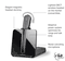 Plantronics CS540 Wireless Headset P/N 84693-01
