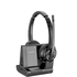 Plantronics Savi W8220 Binaural Wireless DECT Headset with Active Noise Canceling (ANC)