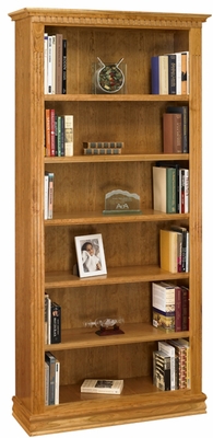 A&E Wood Monticello Cherry 36 x 84 Bookcase - CHERRY3684 - A & E ...