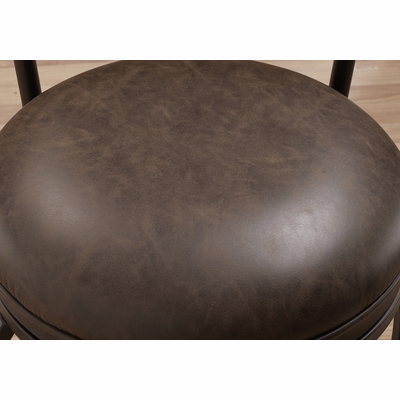 American Heritage Aurora Bar Height Stool in Pepper - 111103 - American ...