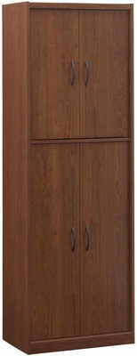 Ameriwood 4 Door Storage Pantry American Cherry - 5212091Y - Ameriwood Industries