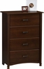 Ameriwood Resort Cherry 4 Drawer Dresser - 5446207Y - Ameriwood Industries