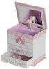Angel Girl's Wooden Musical Ballerina Jewelry Box with Fashion Paper ...