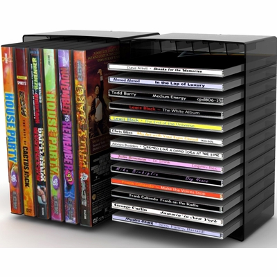 Atlantic Babe 26 CD / 12 DVD Rack - 22335730 - Atlantic TV Stands