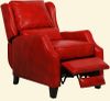 Barcalounger Berkley II Leather Recliner - Art Red - 7-4059-ART-RED ...