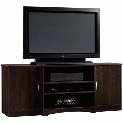 Beginnings Entertainment Credenza Cinnamon Cherry - 413043 - Sauder ...