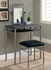 Black / Silver Metal Vanity Set - I 3092 - Monarch Furniture