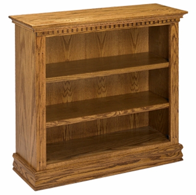 Britania Oak 36" Tall Bookcase - 3636BRIT - A & E Quality Wood Designs
