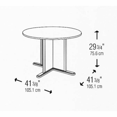 Bush Conference Tables - Round Conference Table TB90442 - TB90442A ...