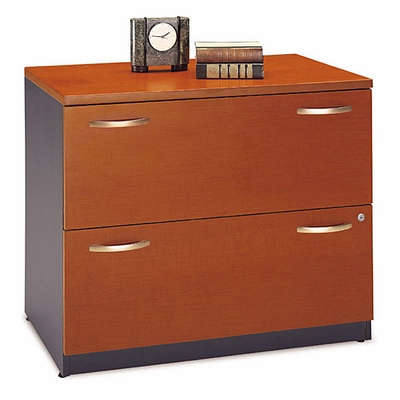 Bush Series C: Auburn Maple Lateral File - WC48554A - Bush Office Furniture