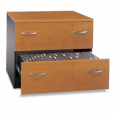 Bush Series C: Nat Cherry Lateral File - WC72454A - Bush Office Furniture