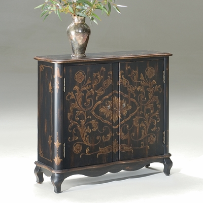 Butler Specialty Console Chest Europian Black Finish - 1737177 - Butler ...