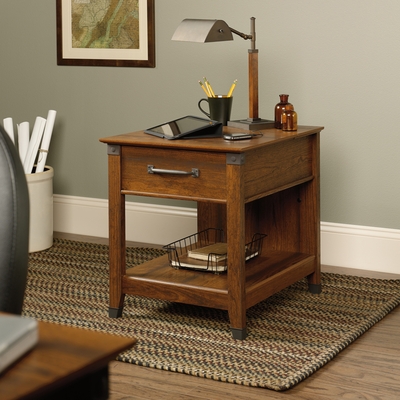 Carson Forge Smartcenter Side Table Washington Cherry - 413350 - Sauder ...