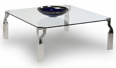 Chintaly Soraya Square Cocktail Table - SORAYA-CT-B - Chintaly Imports
