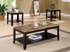 Coaster 3PC Occasional Table Set with Shelf and Marble Look Top ...