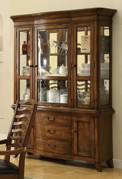 Coaster Avery China Cabinet with Three Drawers 103544 Coaster Furniture