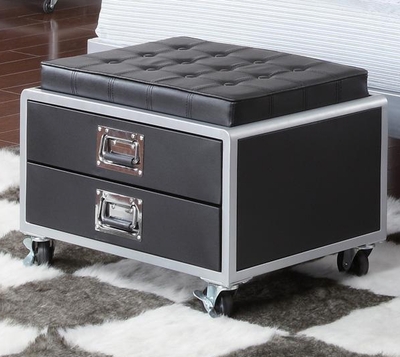 Coaster LeClair Rolling Storage Chair - 460288 - Coaster Furniture