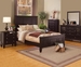 Coaster Sandy Beach Classic 5PC Bedroom Set with High Headboard Bed in ...