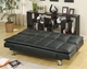 Coaster Styled Futon Sleeper Sofa Bed - Black - 300281 - Coaster Furniture