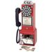 Crosley 1950's Pay Phone with Red Finish - CR56-RE - Crosley Radio