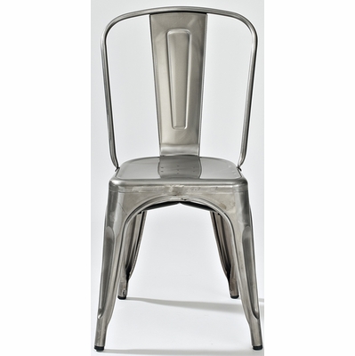 Crosley Amelia Galvanized Metal Cafe Chair- Set of 2 - CF500617-GA ...