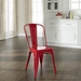 Crosley Amelia Red Metal Cafe Barstool - Set of 2 - CF500830-RE ...