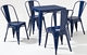 Crosley Blue Amelia 5 Piece Metal Cafe Dining Set - KD522001BL ...