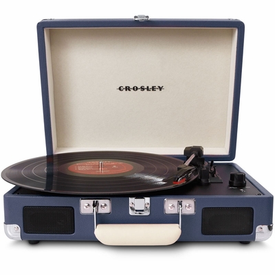 Crosley Blue Cruiser Portable Turntable - CR8005A-BL - Crosley Radio
