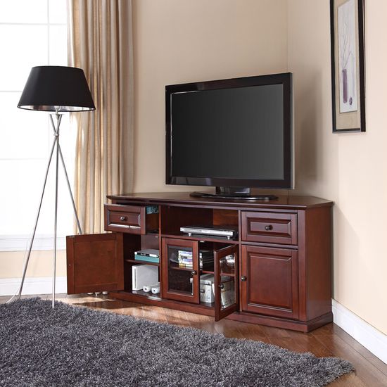 Crosley shelby corner tv stand store